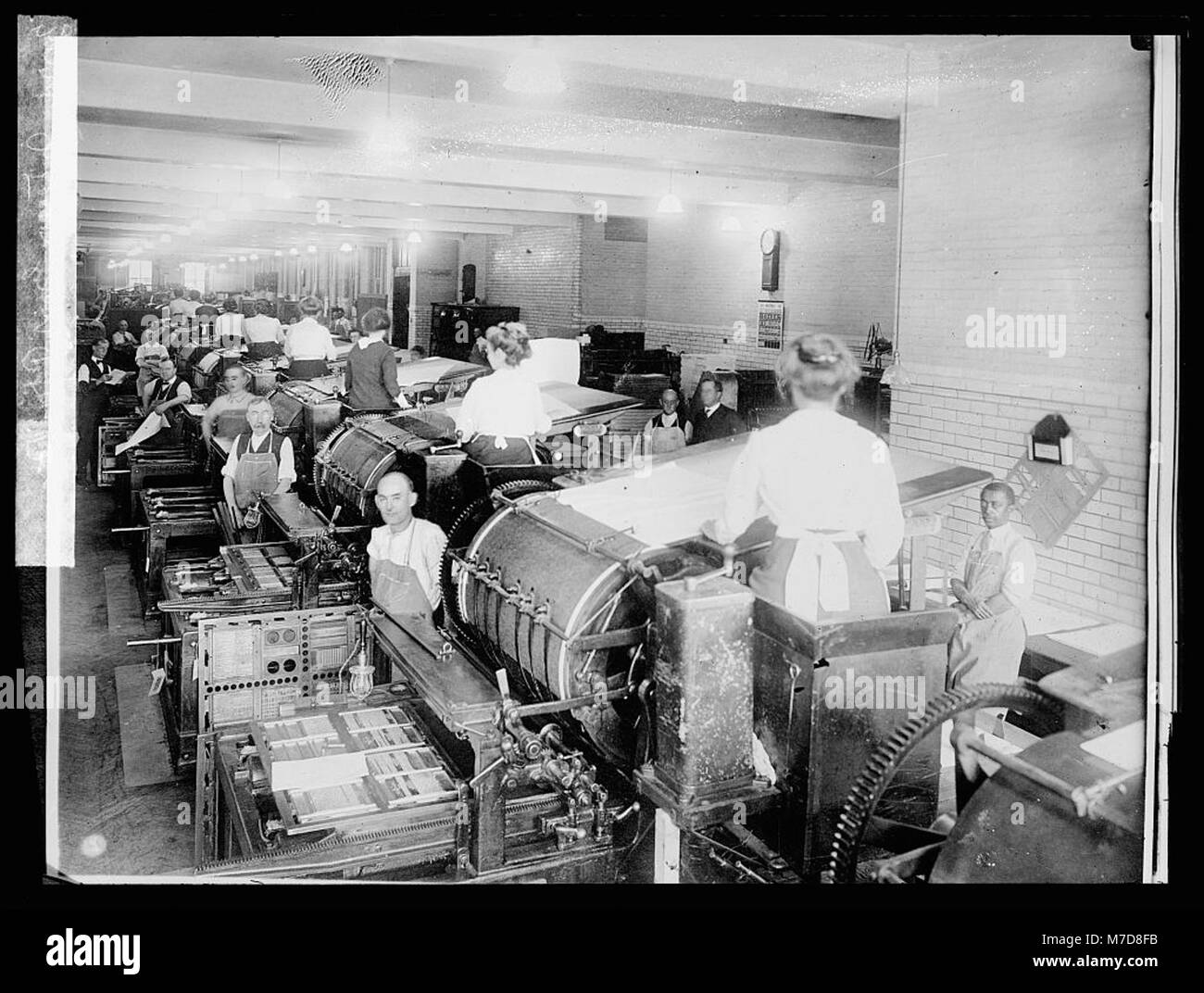 Printing office historical Black and White Stock Photos & Images - Alamy
