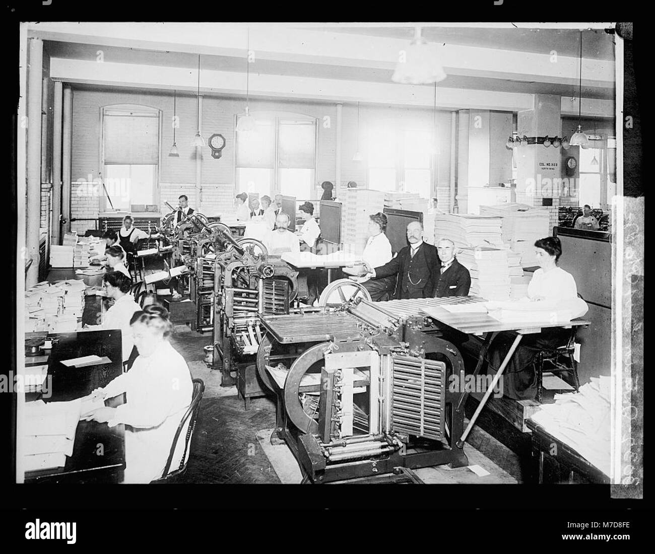 Early 1900s office interior Black and White Stock Photos & Images - Alamy