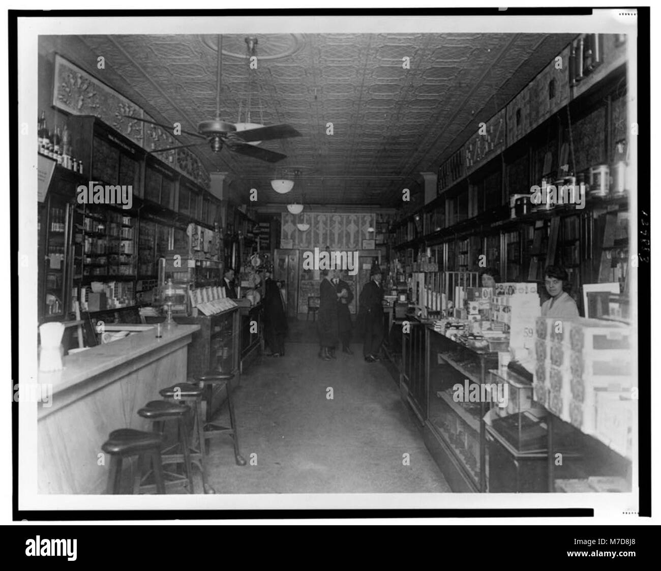 Shopping in interior Black and White Stock Photos & Images - Alamy