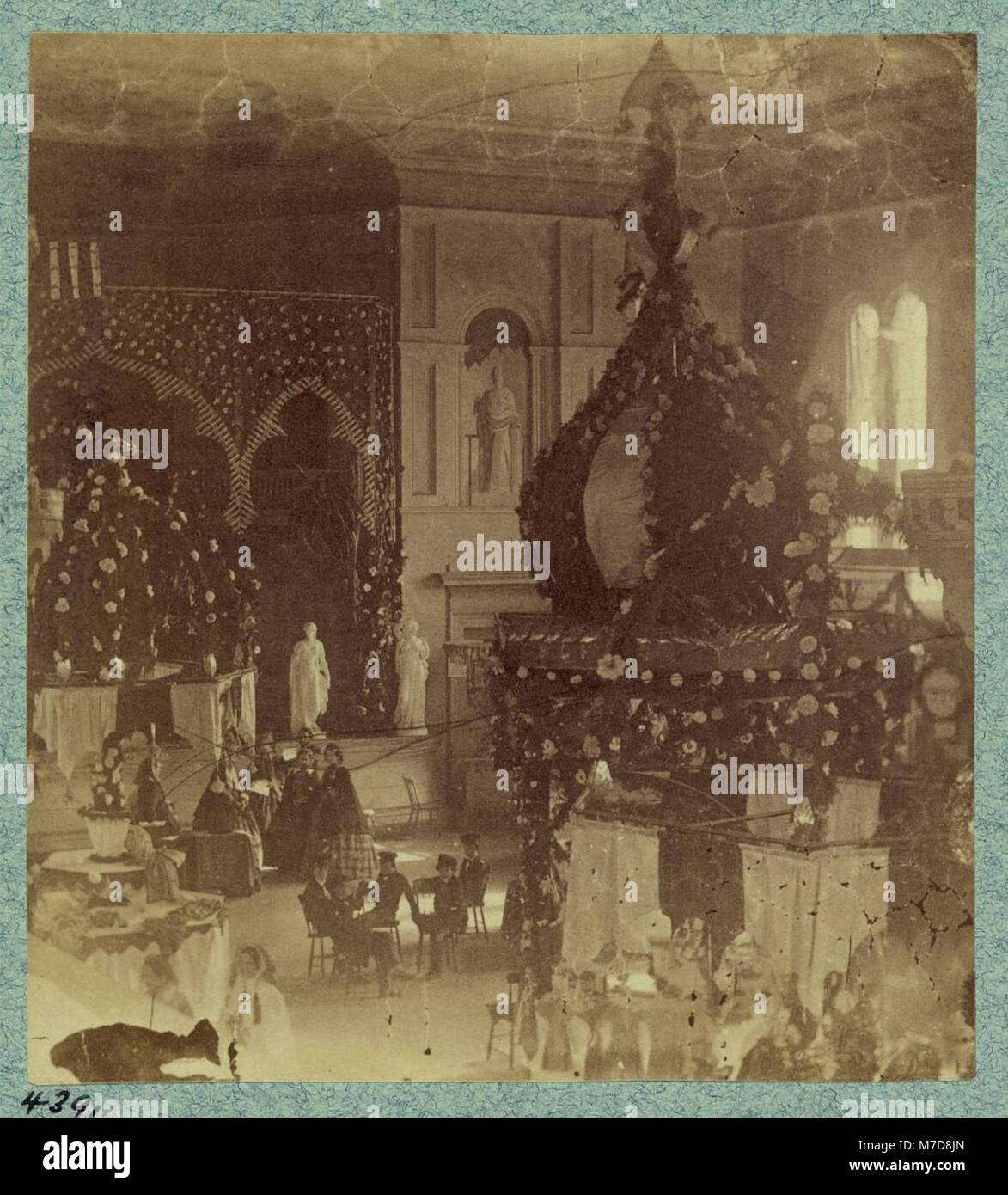 A photograph of the interior of Secession Hall, an important historical ...