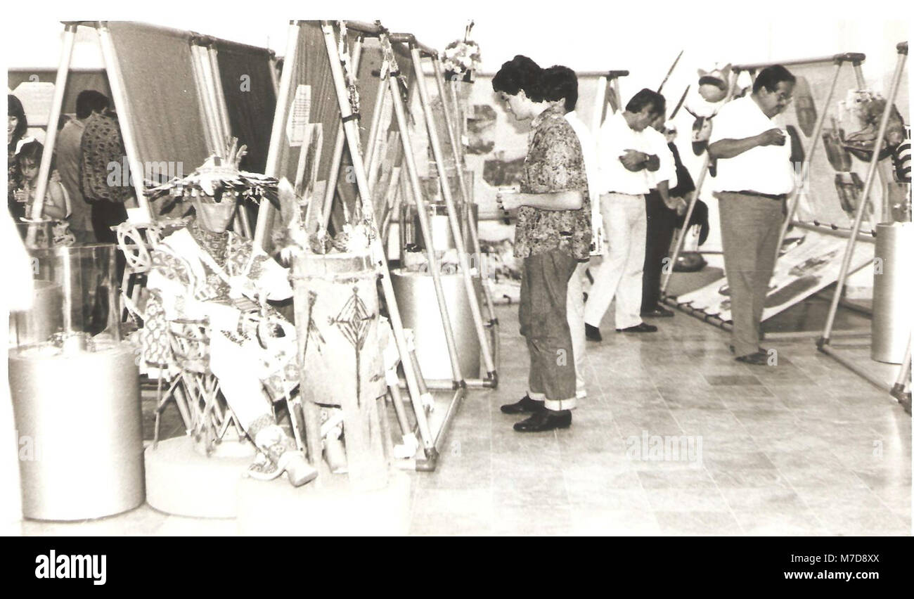 The image captures a scene from the Ethnographic Exhibition in Nayarit ...