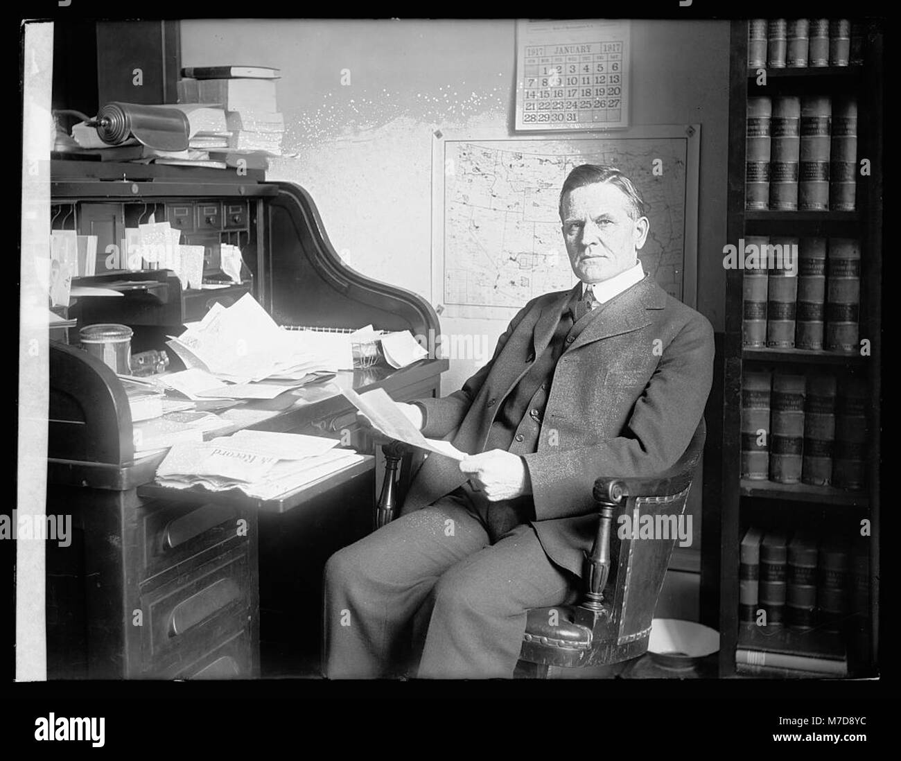 This portrait shows Irving L. Lenroot, a notable politician from ...