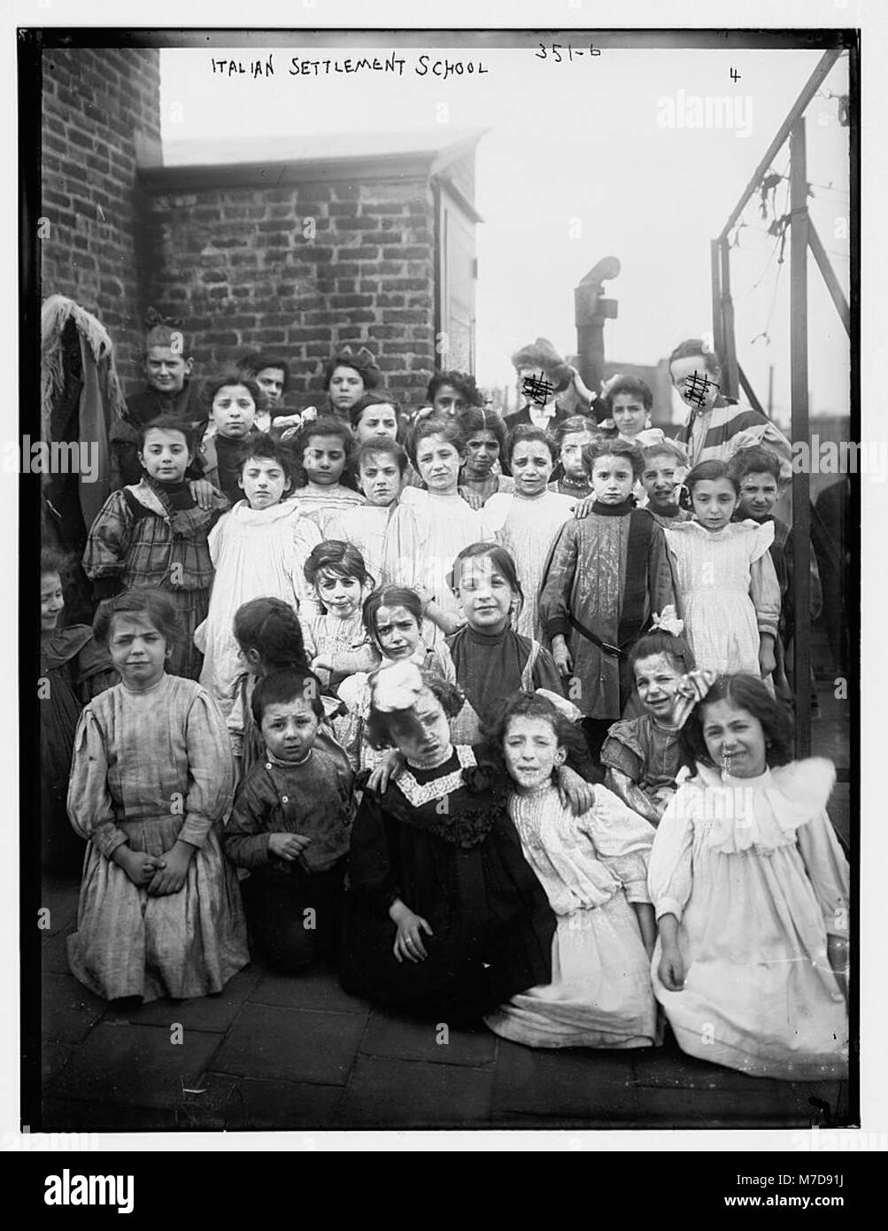 Photograph of the Italian Settlement School, an educational institution ...