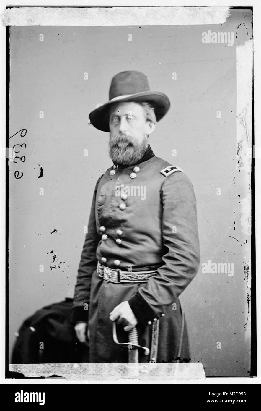 A portrait of J.C. Davis, a historical figure captured in this ...