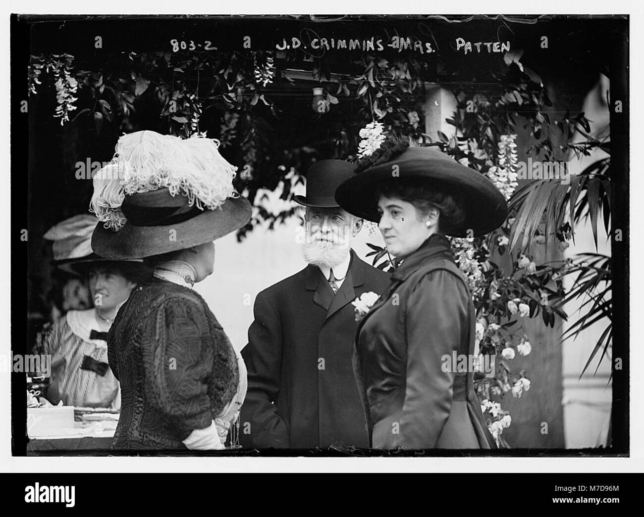 J.D. Crimmins, Mrs. Patten, and an unidentified lady attended the Hope ...