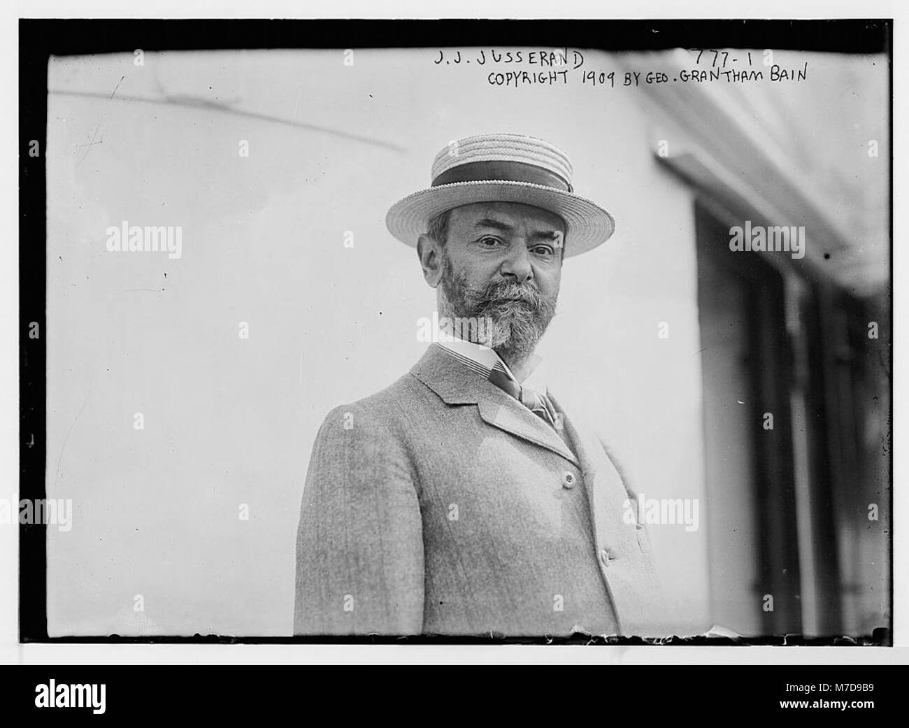 A portrait of J.J. Jusserand, a French diplomat and historian, known ...