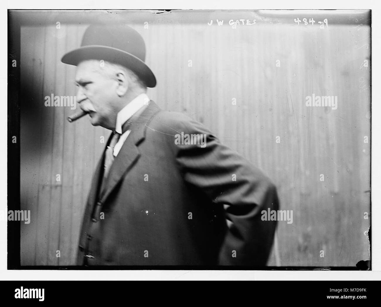 A portrait of J.W. Gates, an important figure, captured through this ...