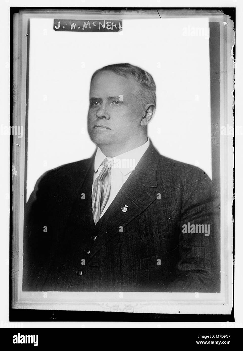 A portrait of J.W. McNeal, an individual of historical significance ...