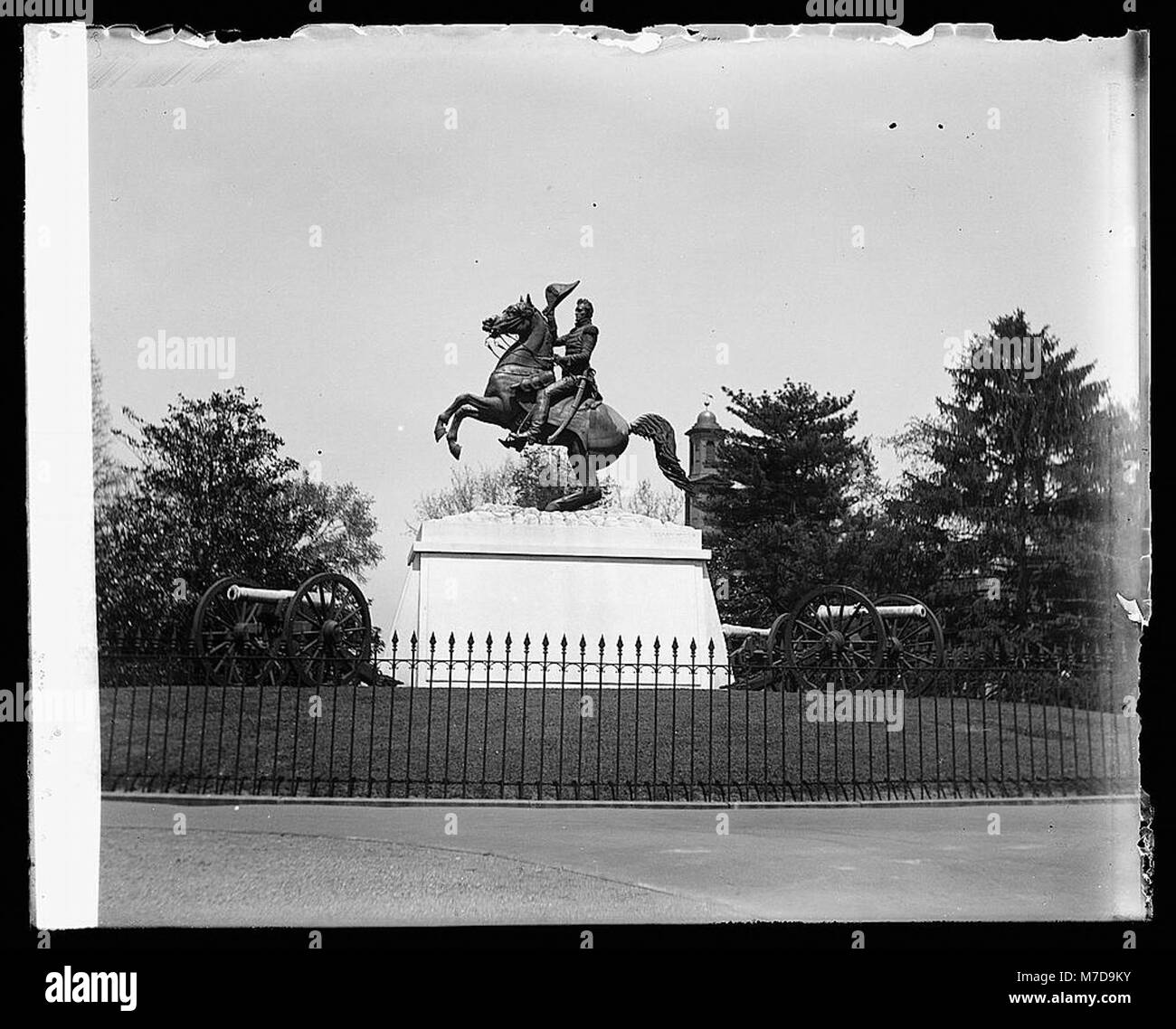 A photograph of the Jackson Statue, a notable monument in American ...