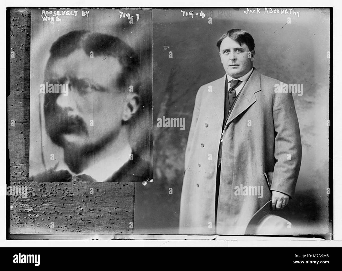A photograph of Jack Abernathy, a prominent figure, standing with a ...