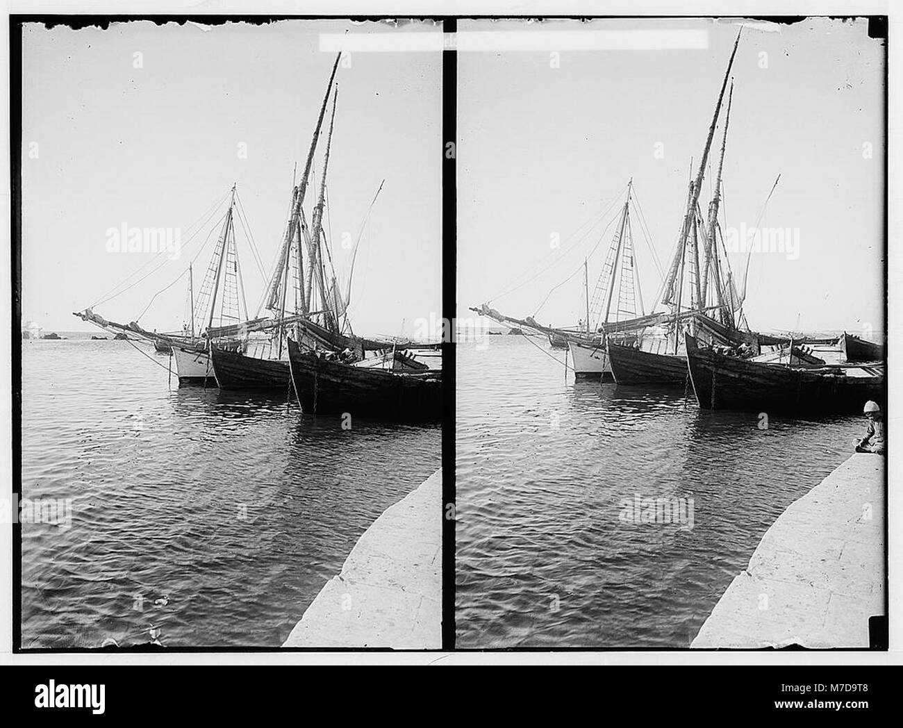 A historical image of Jaffa, also known as Joppa, and its harbor. Jaffa ...