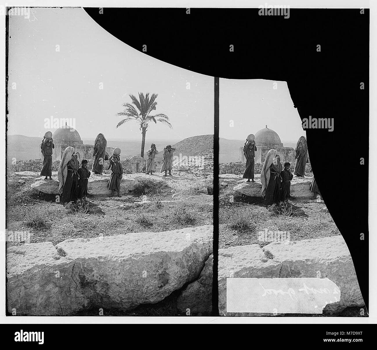 This photograph captures the region between Jaffa and Jerusalem ...