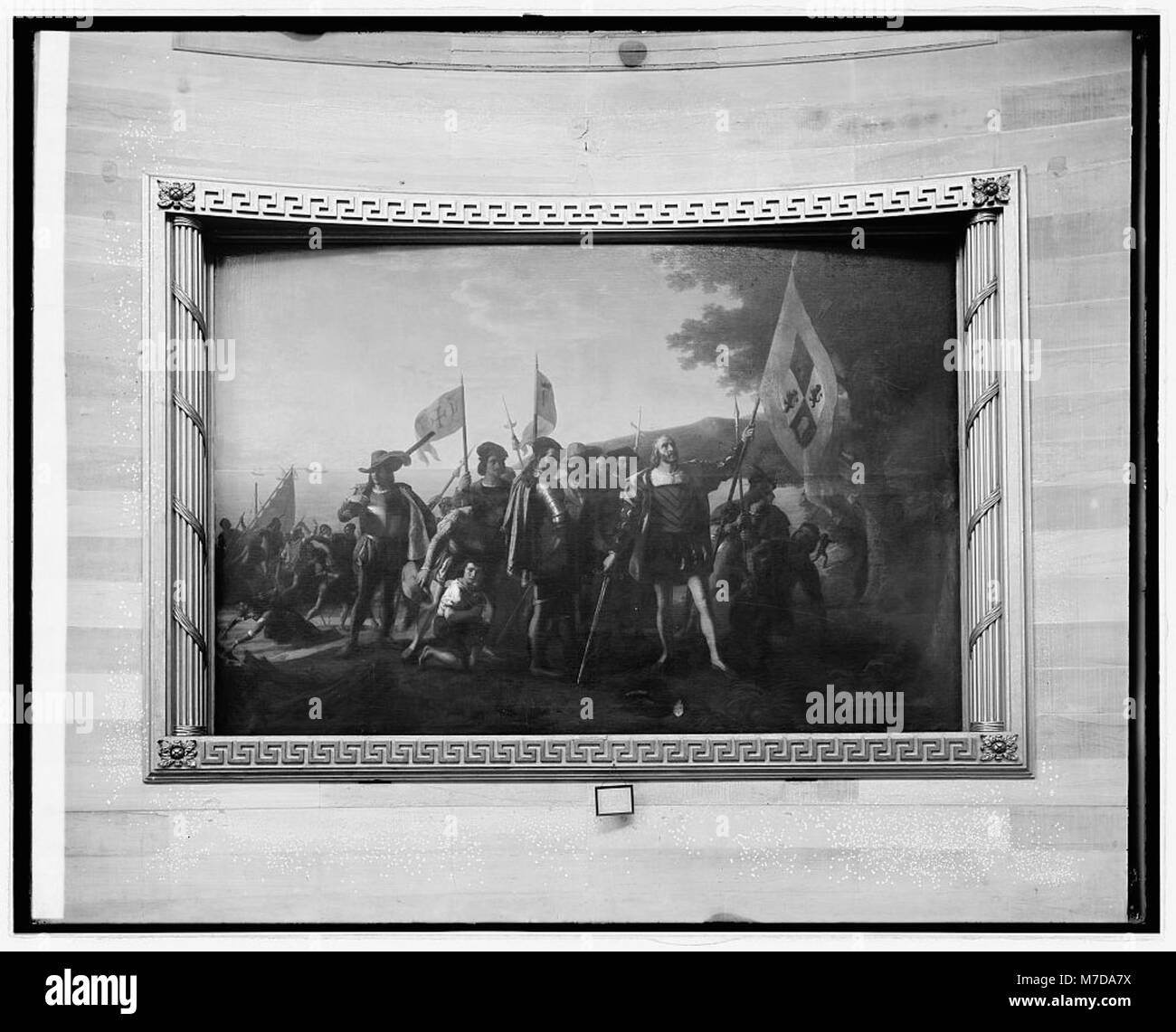 Christopher columbus landing hi-res stock photography and images - Alamy