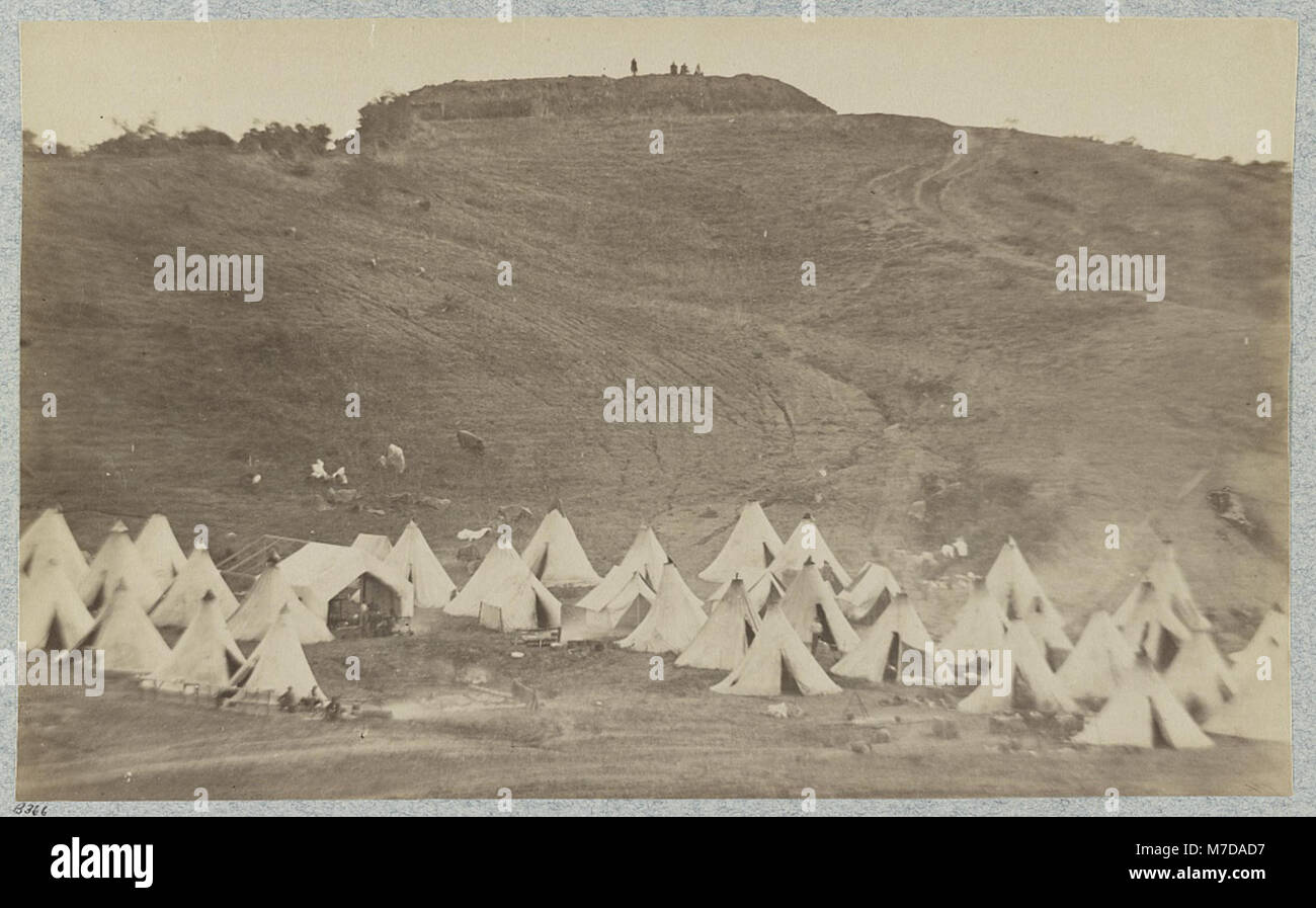The image shows Confederate entrenchments at Belle Plain Landing ...
