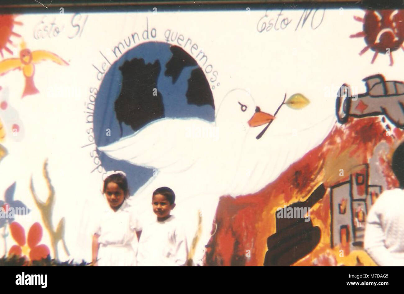 A photo depicting children from Sinaloa, Mexico, participating in a ...