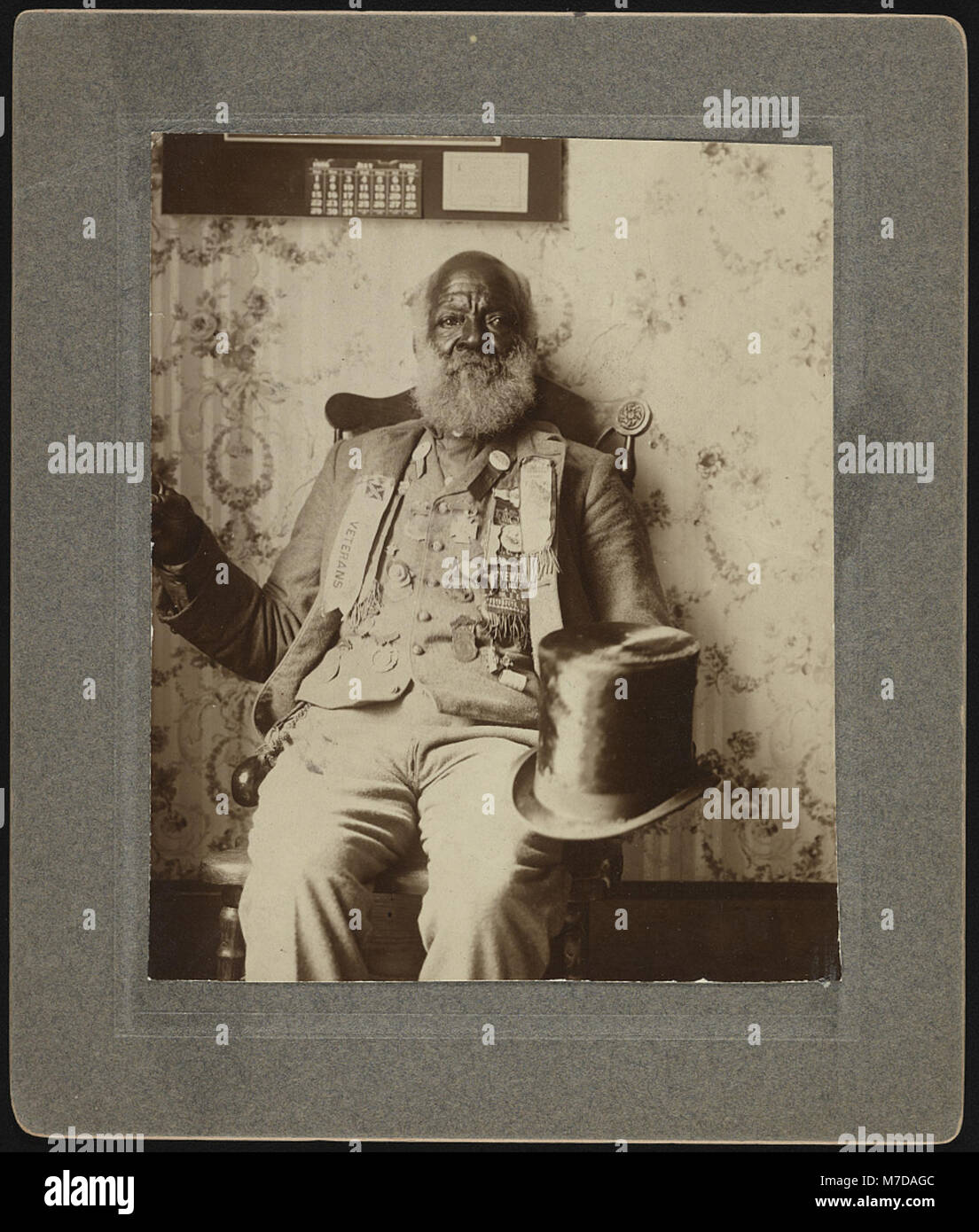 This historical portrait depicts Jefferson Shields, who served as a ...