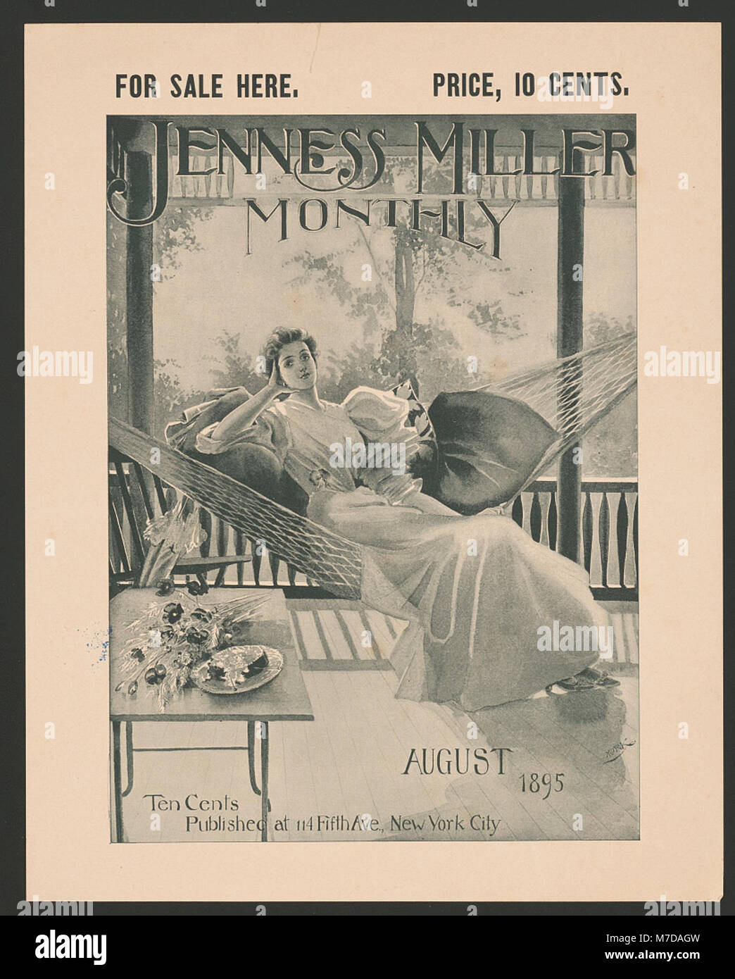Cover page of the Jenness Miller Monthly magazine from August 1895 ...