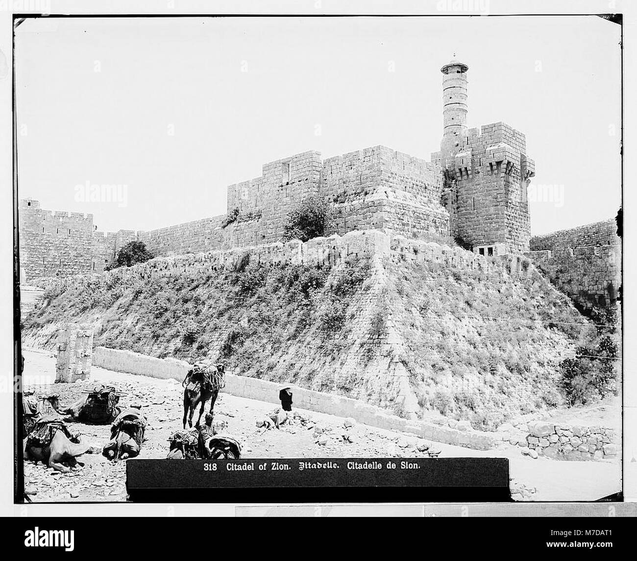 The Citadel of Zion in Jerusalem, known for its historical significance ...