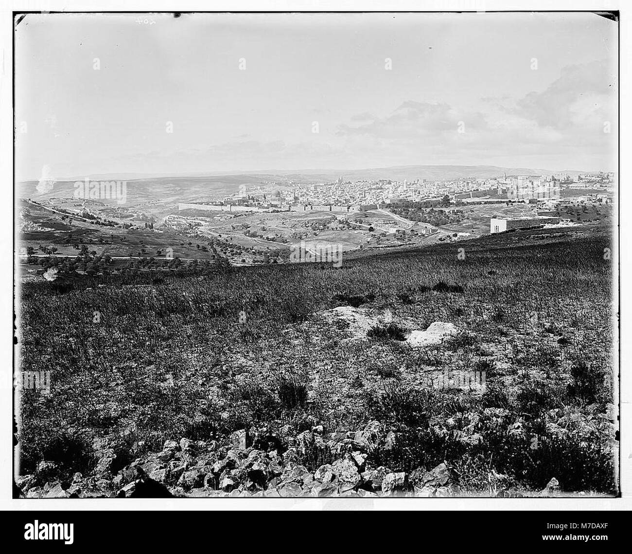 A panoramic view of Jerusalem from Mount Scopus, showcasing the city’s ...