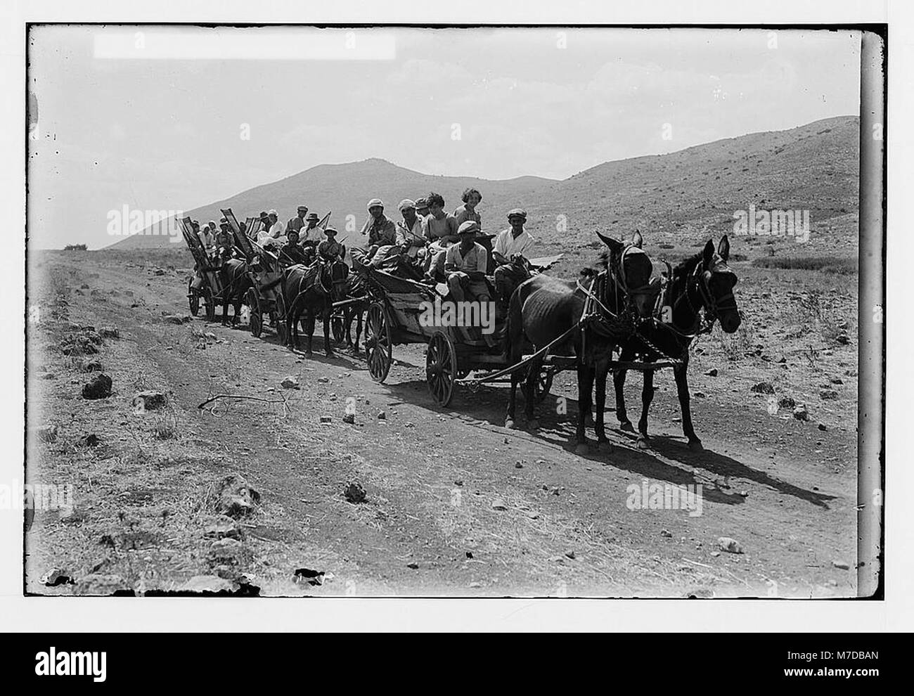 Settlement settlers Black and White Stock Photos & Images - Alamy