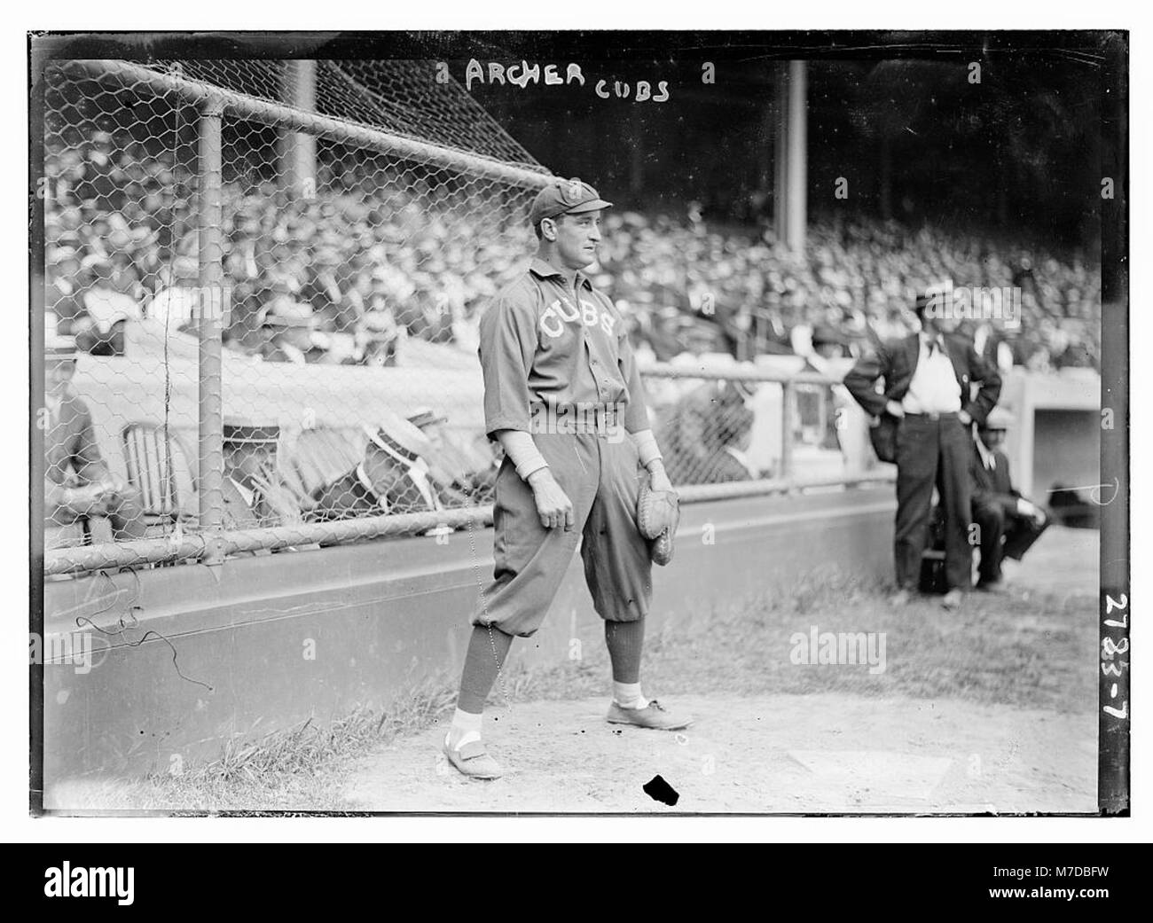 A photograph of Jimmy Archer, a baseball player for the Chicago ...
