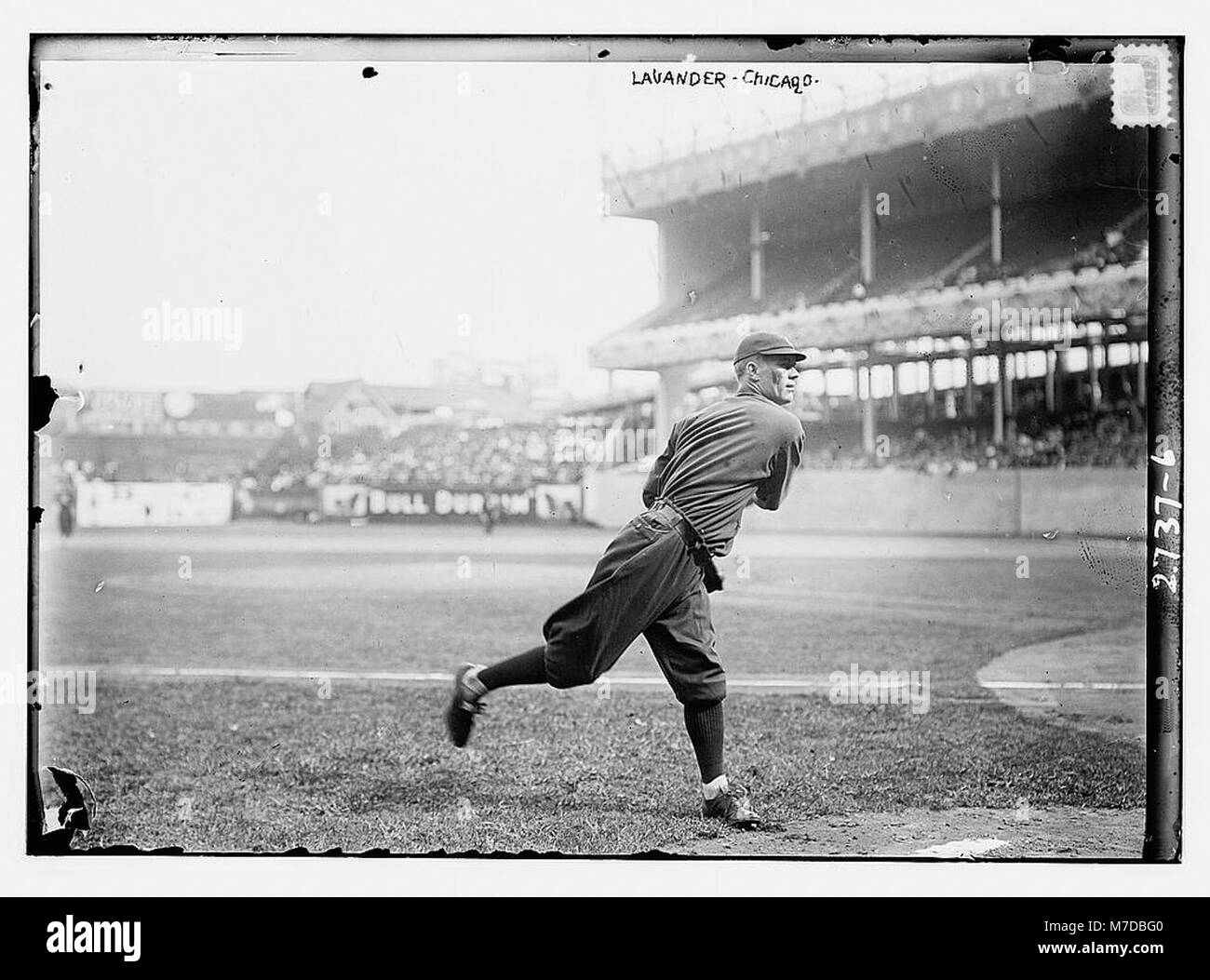 This image shows Jimmy Lavender, a baseball player for the Chicago ...