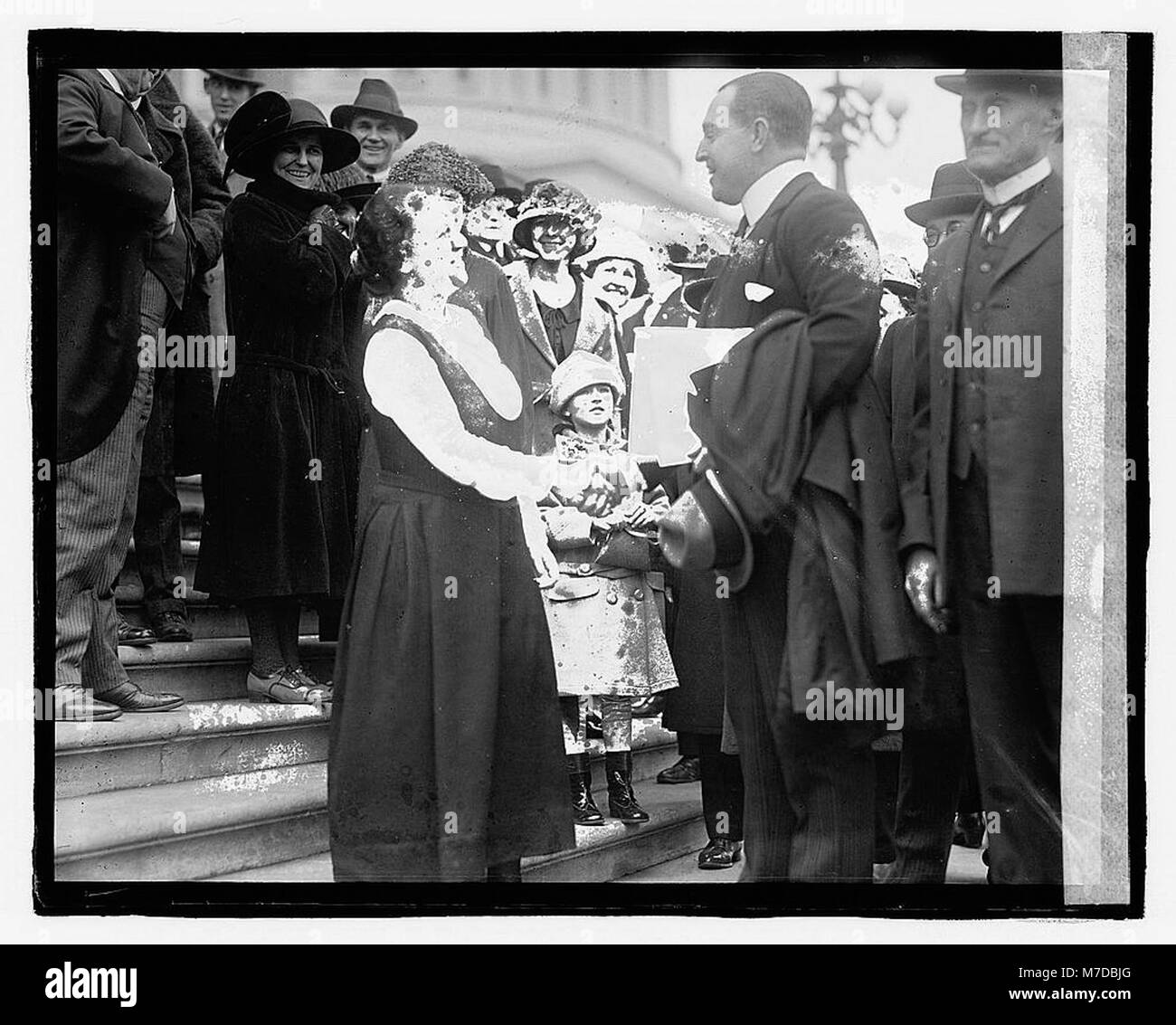 A photograph of Jno. Phillip Hill and Mrs. Huck, captured on March 5 ...