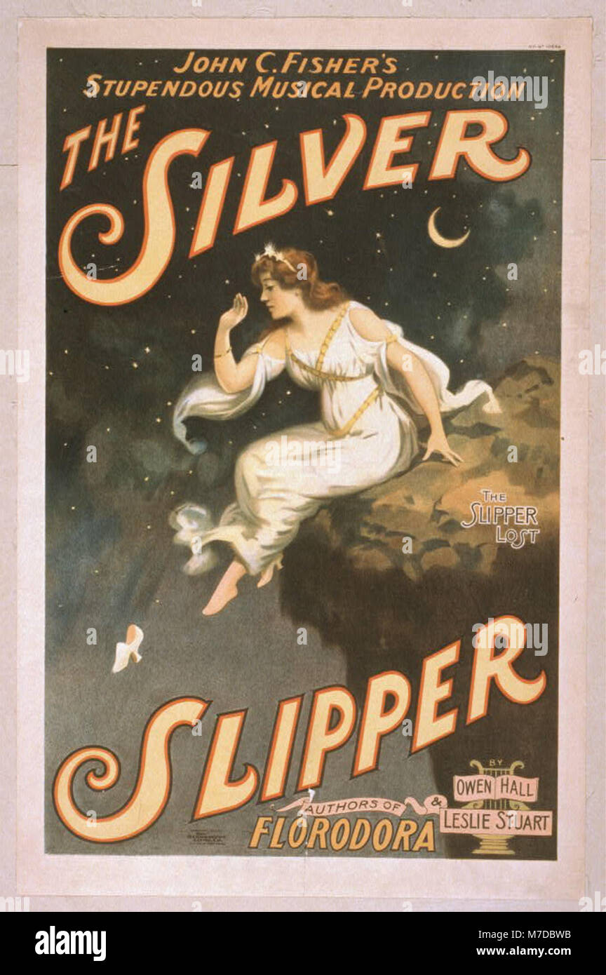 A promotional image for 'The Silver Slipper,' a musical production by ...