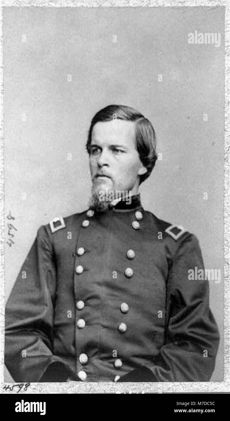 A half-length portrait of John Ramsey, Brevet Major General, in uniform ...