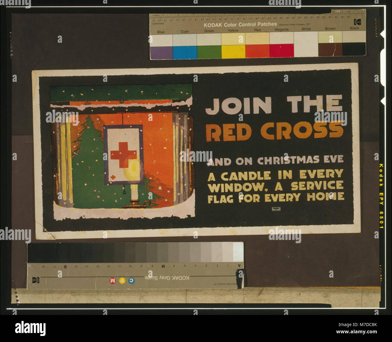 A Red Cross promotional poster encouraging support and participation ...