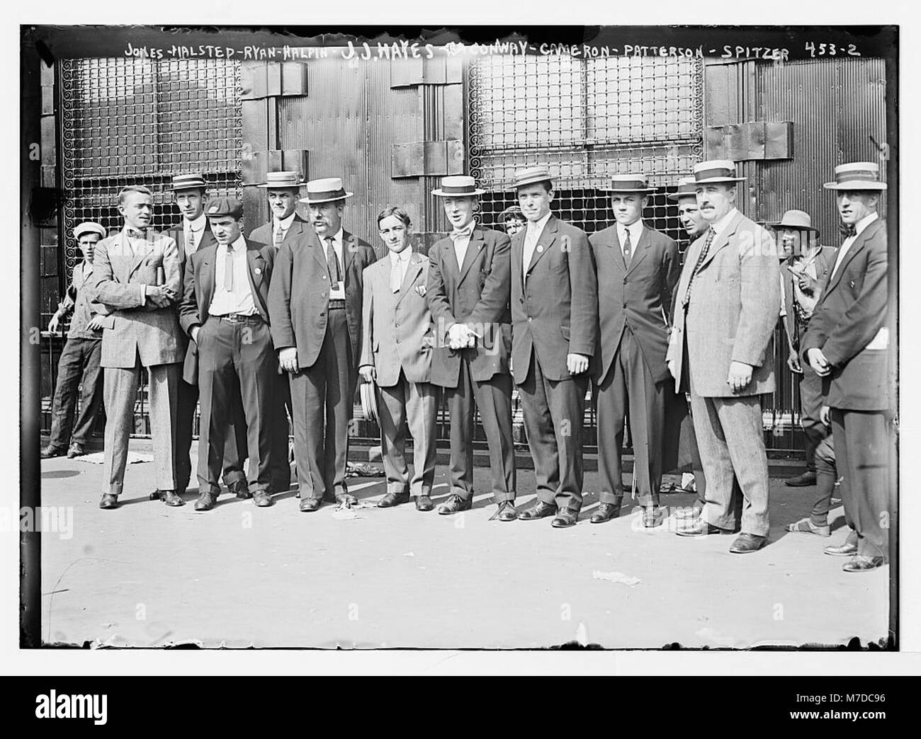 A group portrait of notable individuals, including Jones, Halsted, Ryan ...