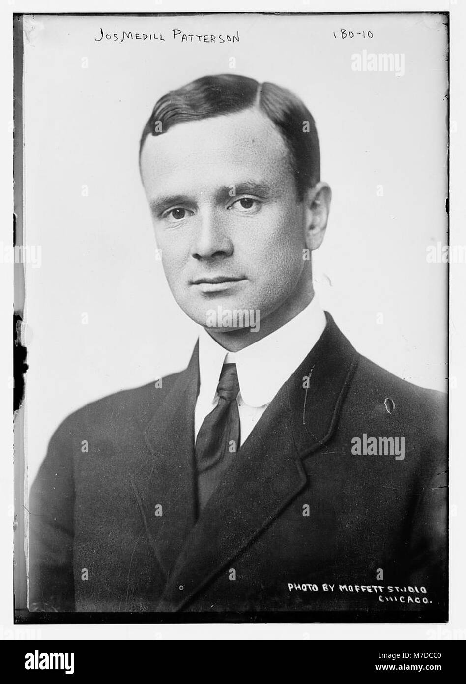 A portrait bust of Jos. Medill Patterson, captured by Moffett Studio in ...