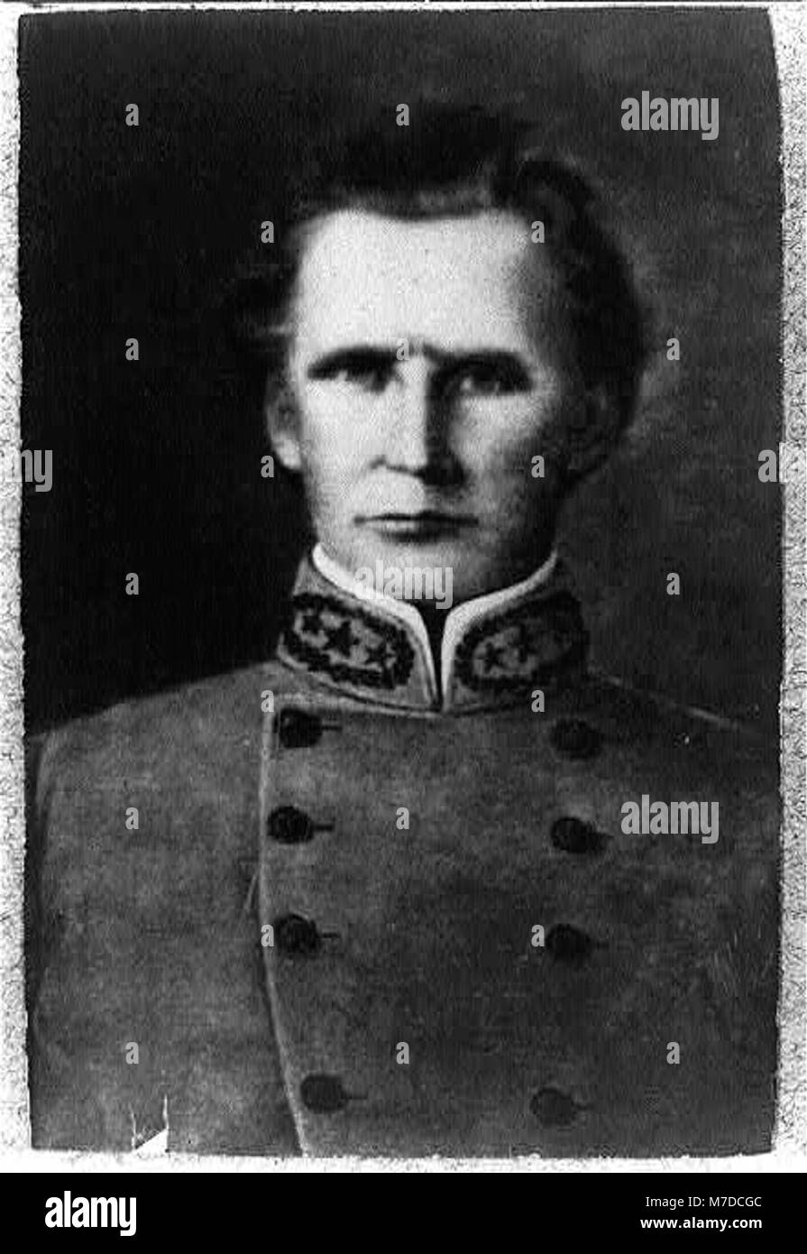 A historical portrait of Joseph Lewis Hogg, who passed away in 1862 ...