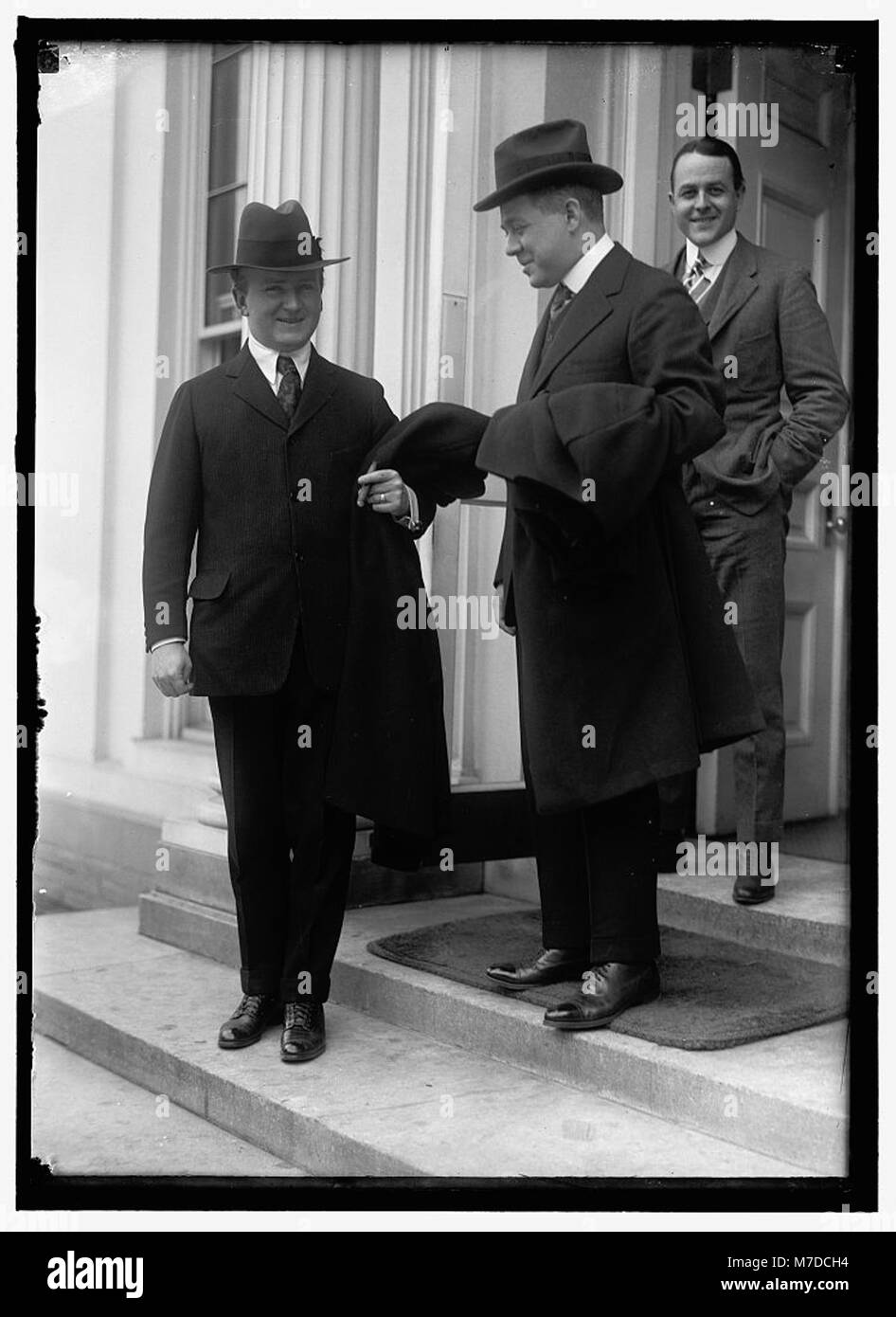Joseph Tumulty, seen on the left, served as Secretary to President ...