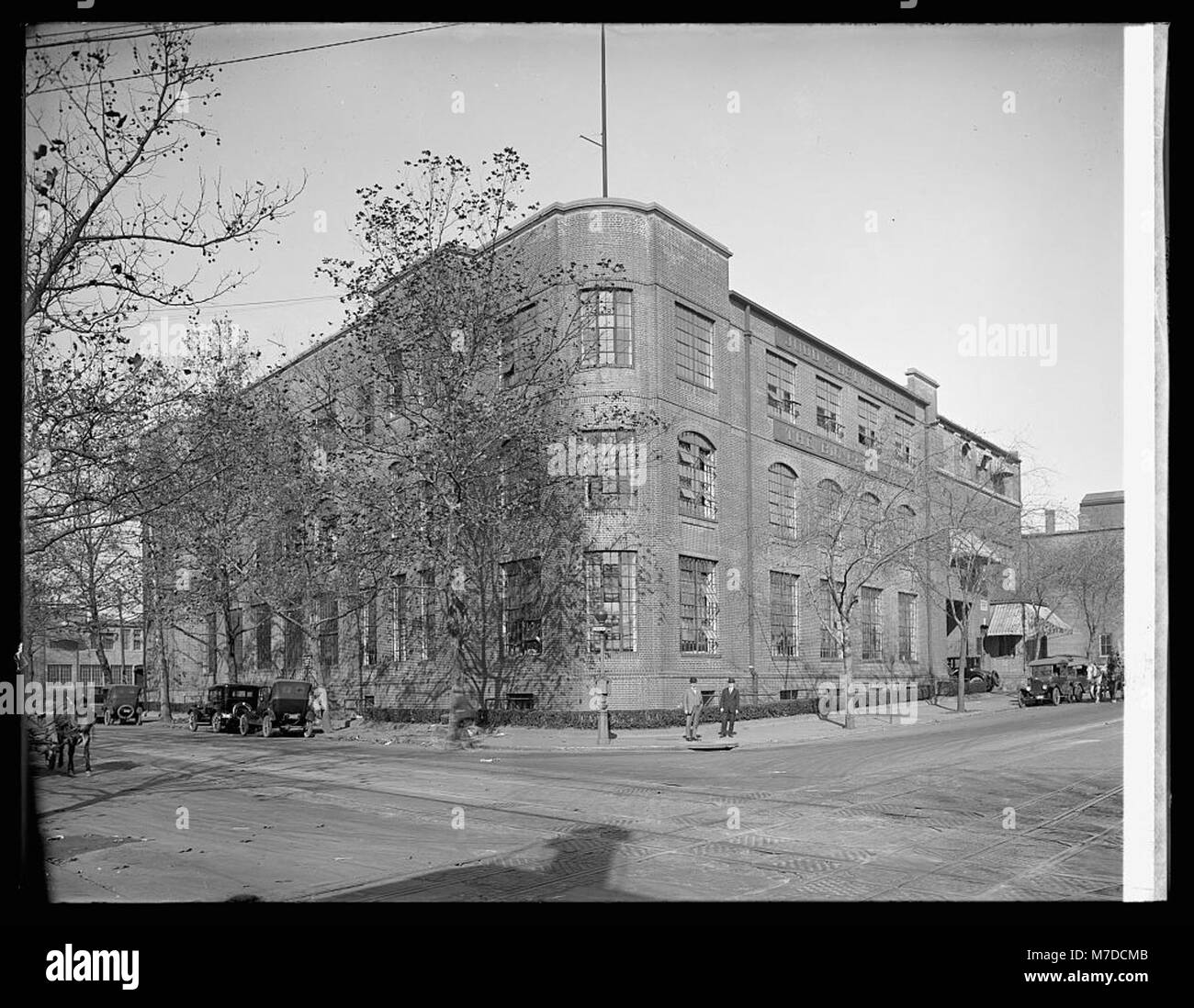 A historical photograph of the Judd & Detweiler printing plant located ...