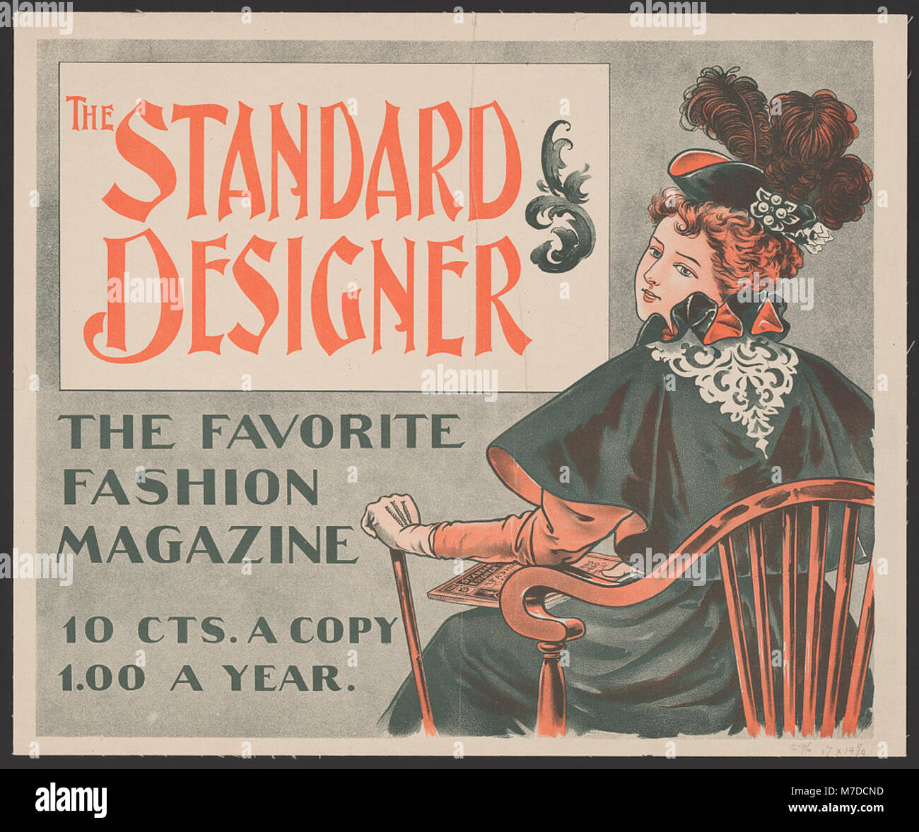 A promotional advertisement for 'The Standard Designer,' a fashion ...