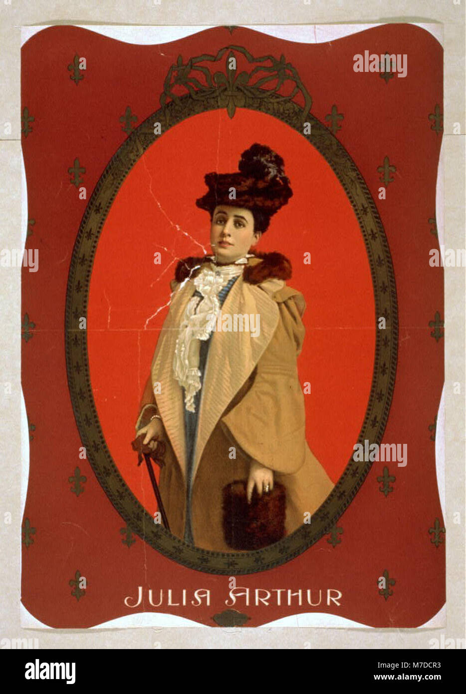 Julia Arthur, an actress from the early 20th century, captured in a ...