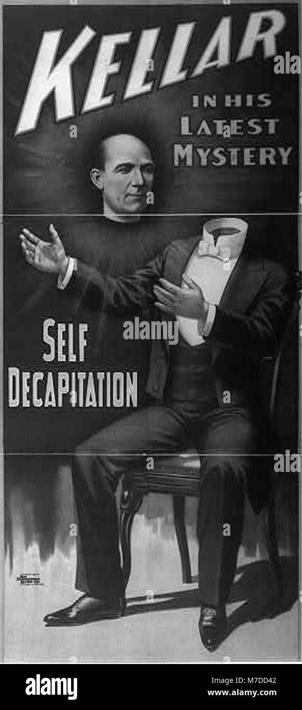 A photograph of Harry Kellar, a renowned magician, performing in his ...