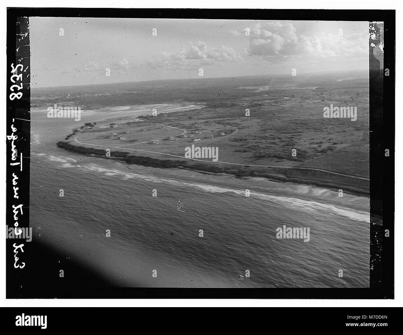 A photograph depicting the journey to Zanzibar through the Kenya Colony ...