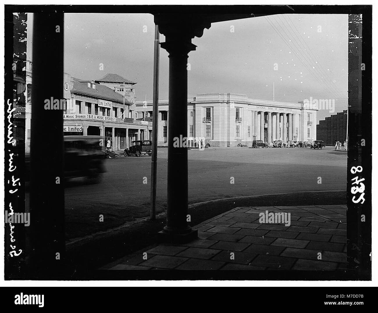 A historical photograph of Sixth Avenue in Nairobi, Kenya Colony ...