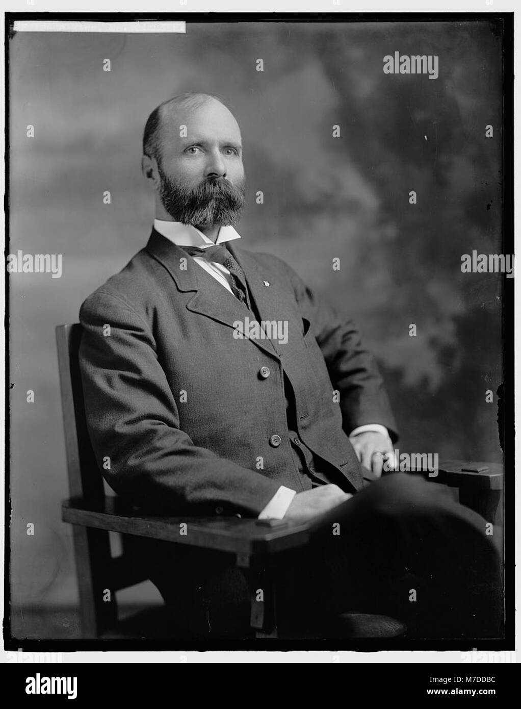 A portrait of Claud F. King, an individual likely involved in American ...