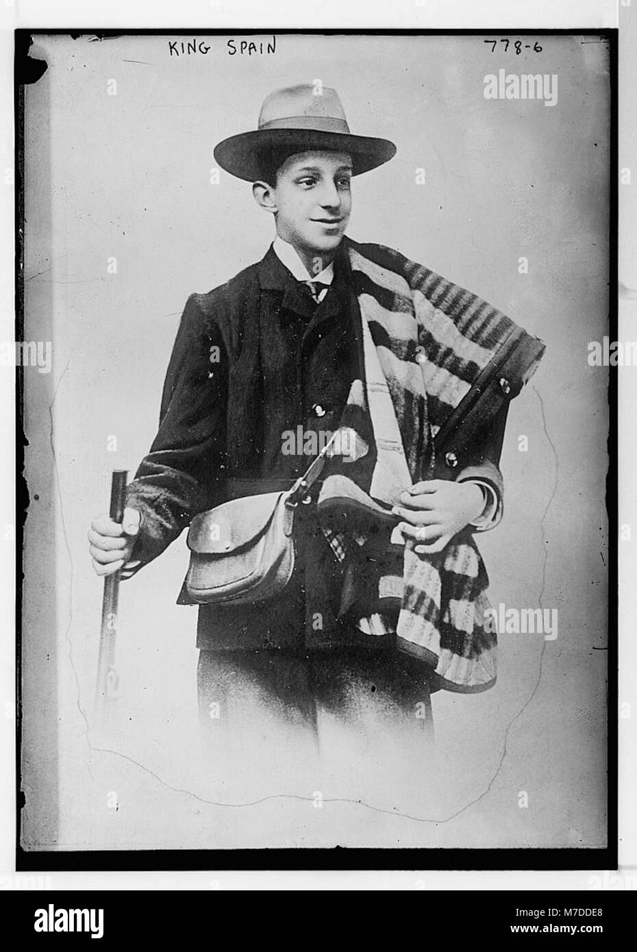 This image depicts the King of Spain, likely a formal portrait of the ...