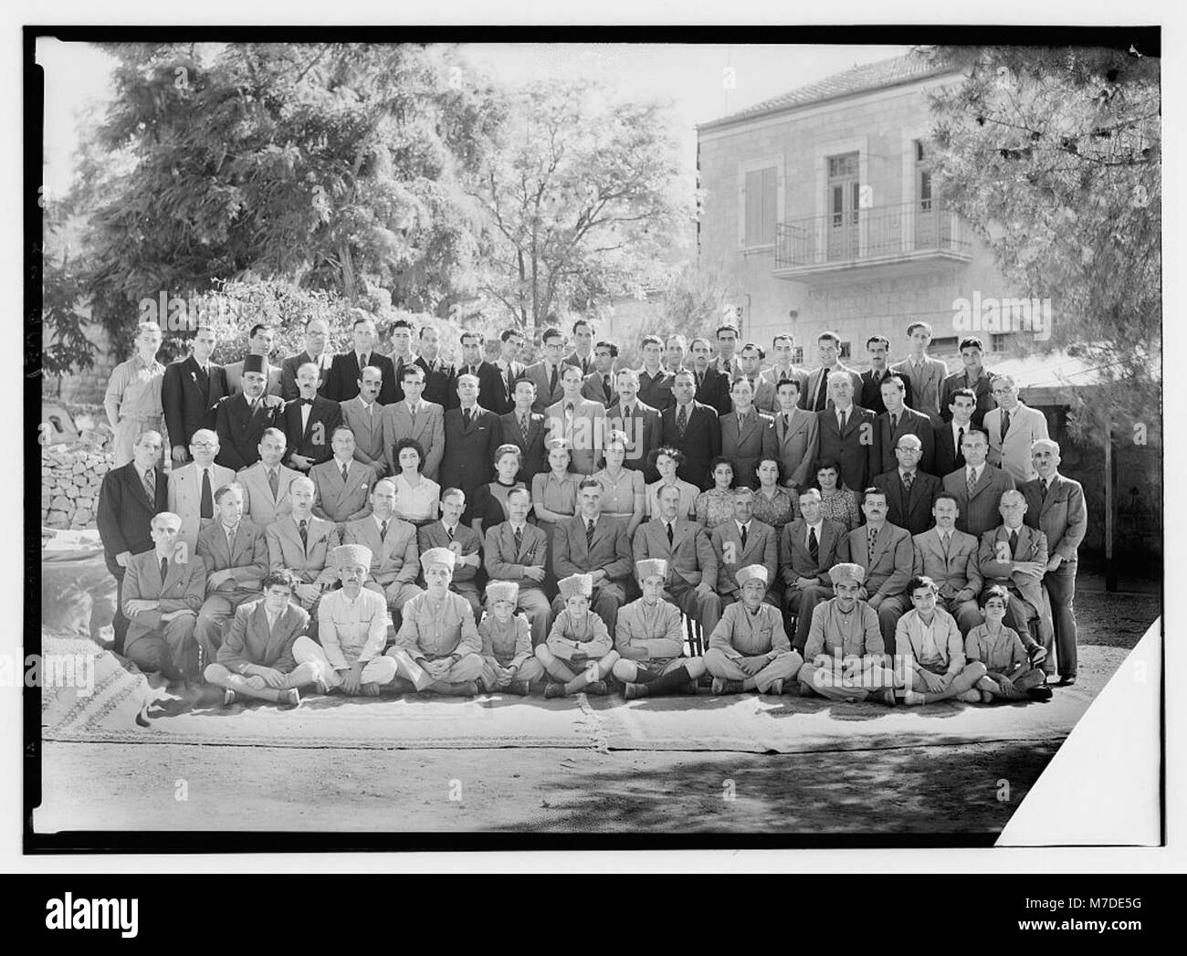 This photograph shows a large group from the Public Health Department ...