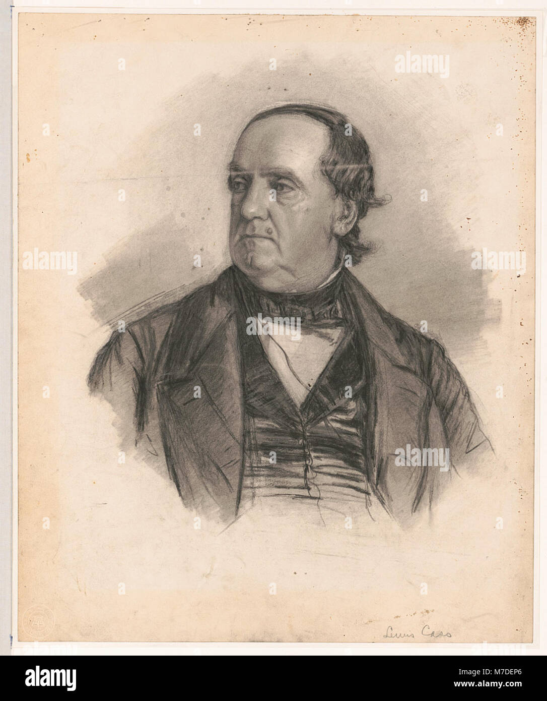 Vintage photo of lewis cass hi-res stock photography and images - Alamy