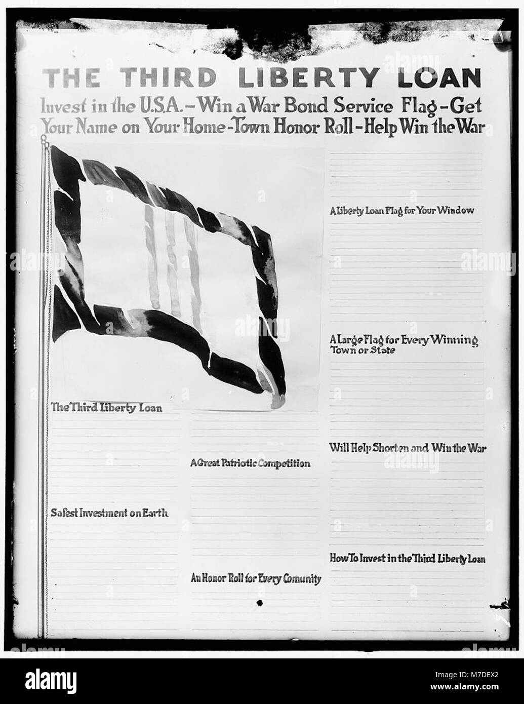 This Liberty Loan poster was created during World War I to encourage U ...