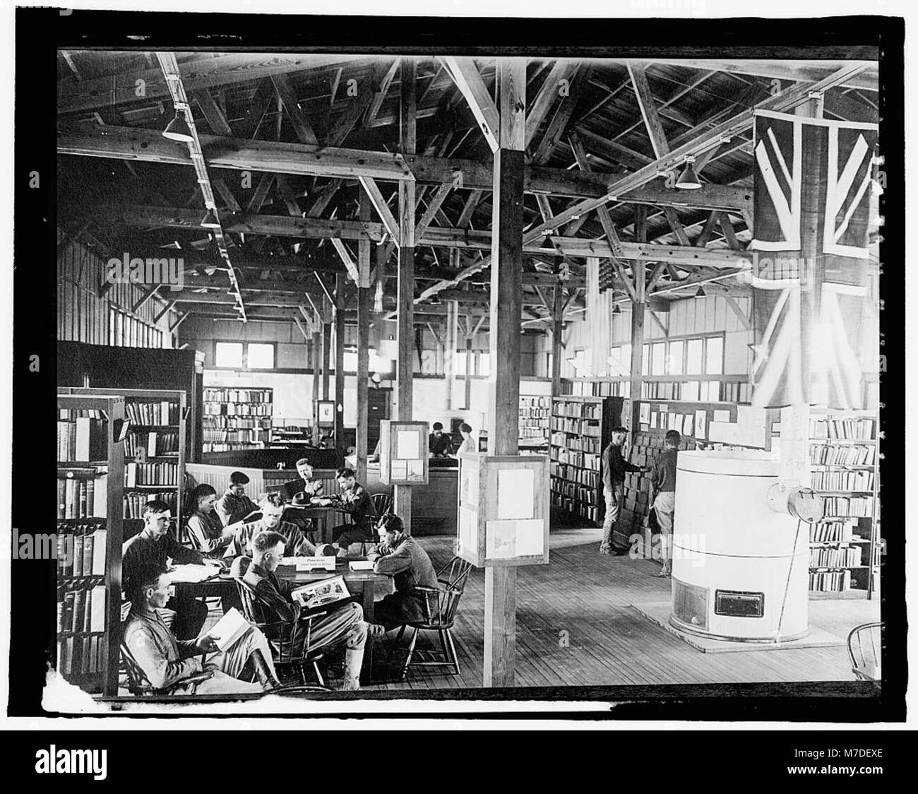 An image showing the Library War Service at Camp Travis, Texas ...