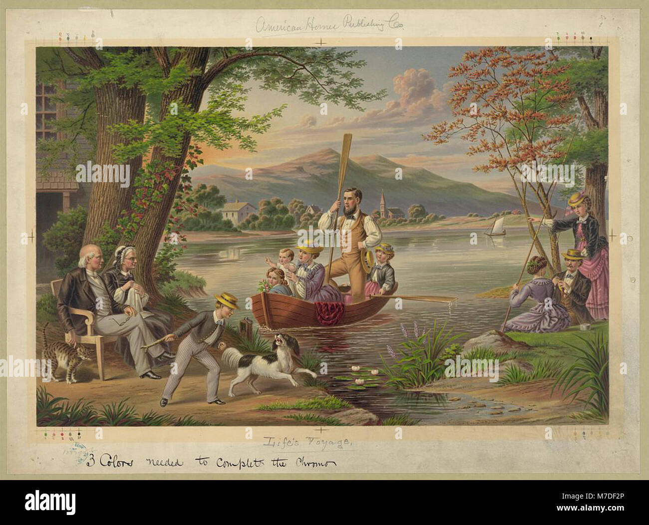 A symbolic representation of life's journey, illustrated through an ...