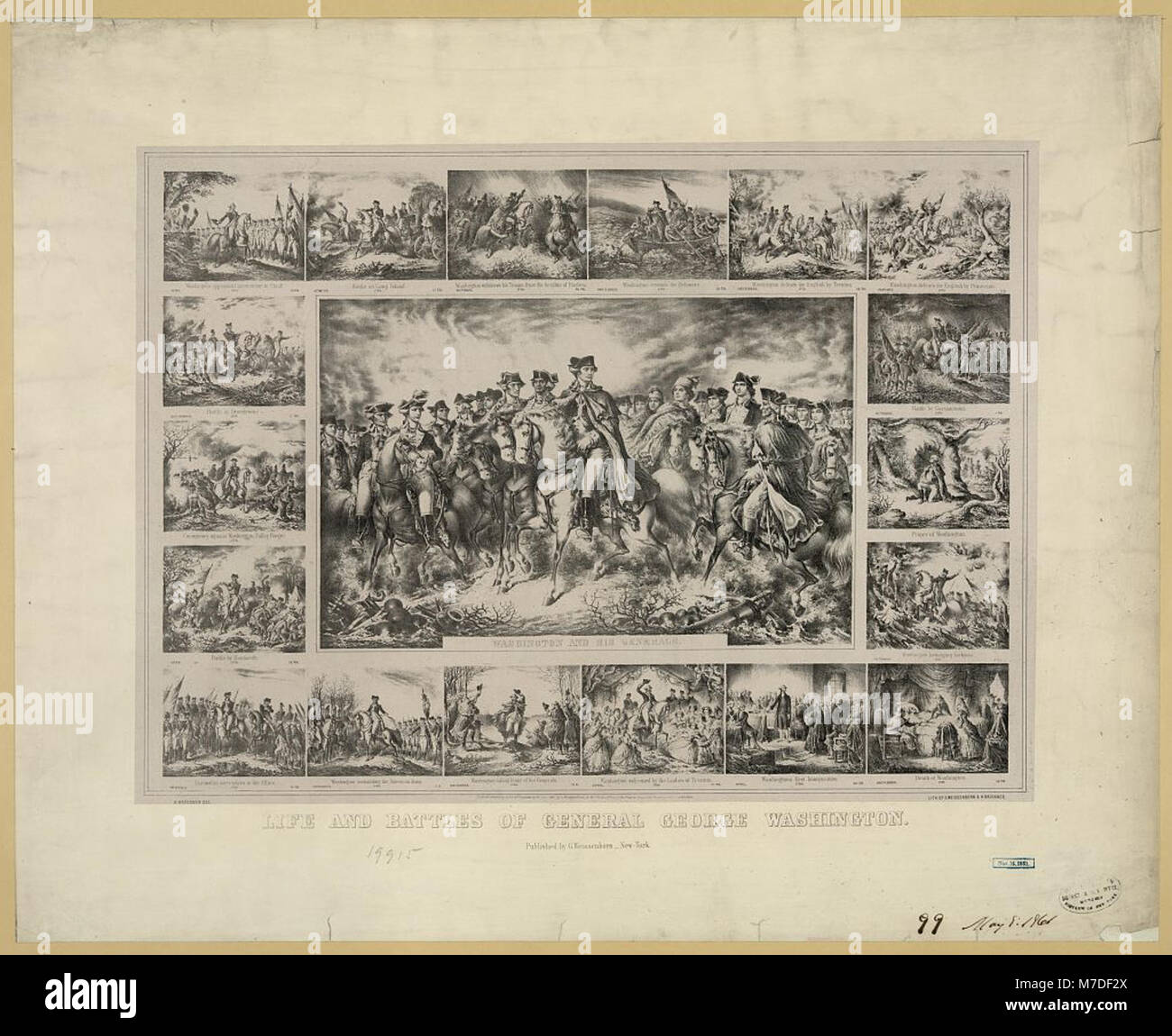 This image provides an overview of the life and military campaigns of ...