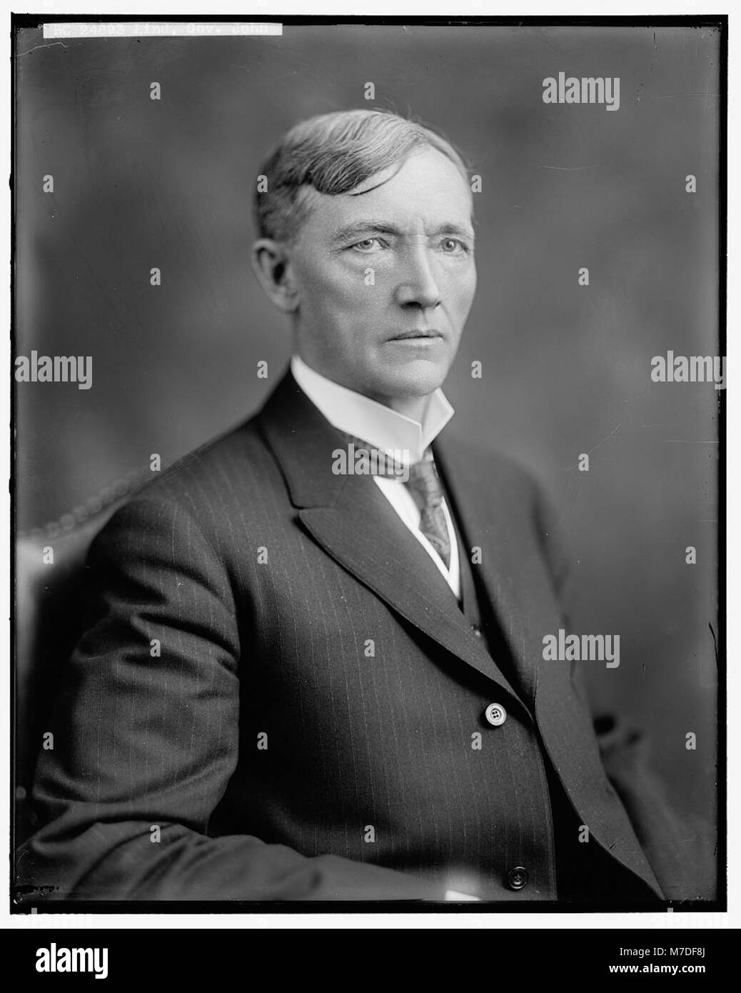 A historical portrait of John Lind, a U.S. governor, known for his ...