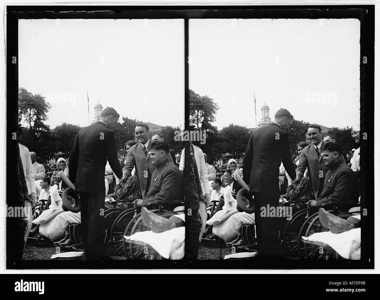 A photograph of Charles Lindbergh, the famous aviator, known for his ...